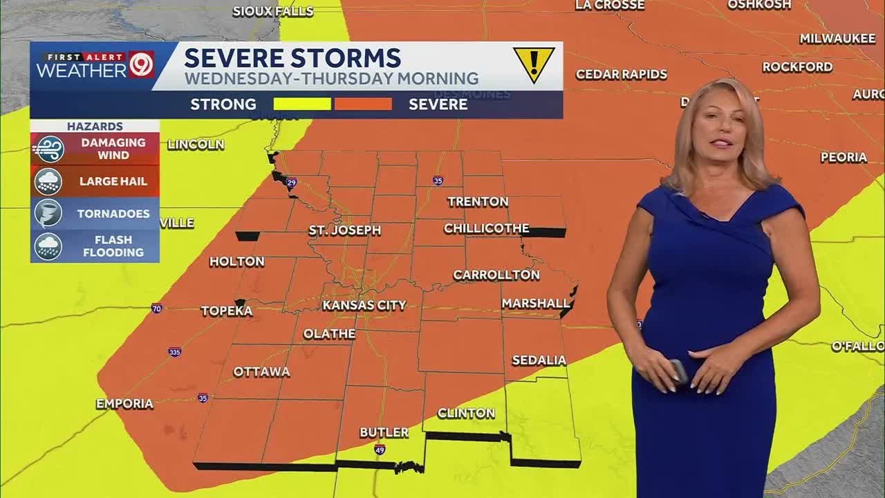 Kansas City weather forecast for Monday, June 8, 2026