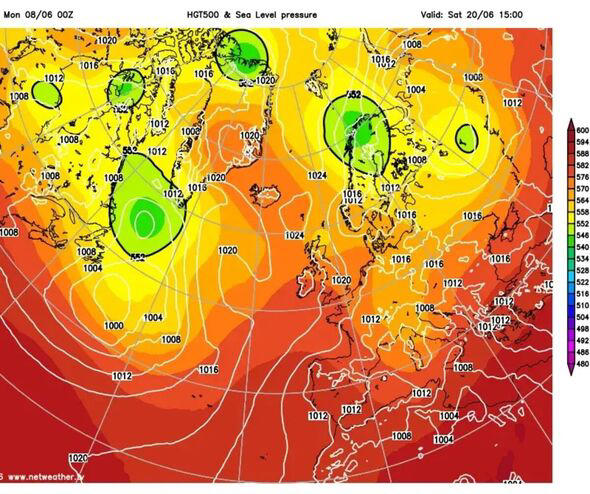 UK hot weather maps show 9-day heatwave as 30C to roast nation ...