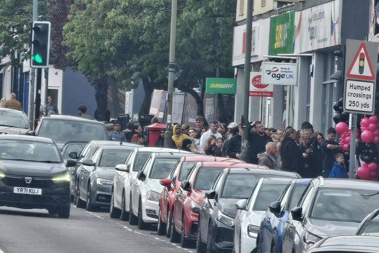 Excited customers queue for opening of award-winning dessert brand ...