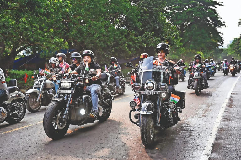 Security ties, US independence in focus: 150 bikers hit Kolkata streets ...
