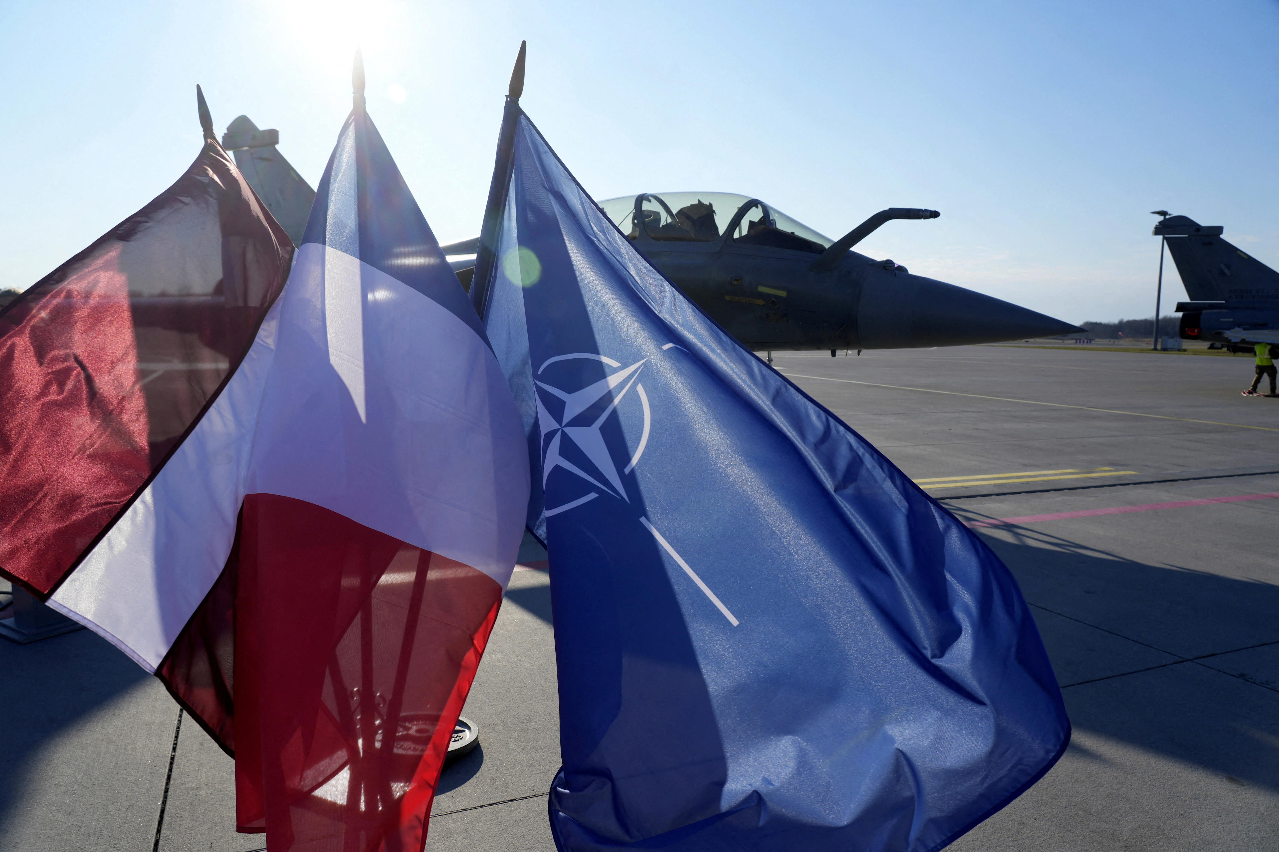 French fighter jet shoots down Russian drone over NATO territory as ...
