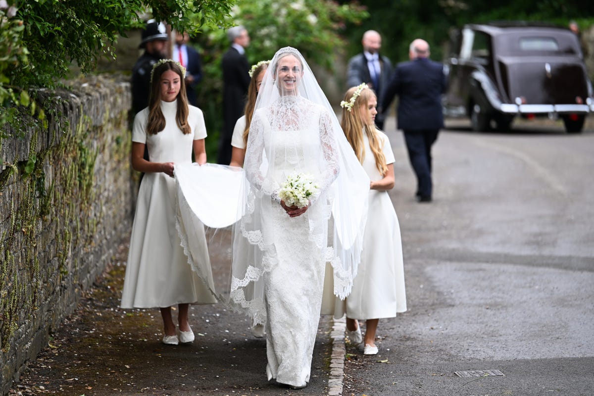 The Princess of Wales wears blush-pink pleated dress for first royal ...