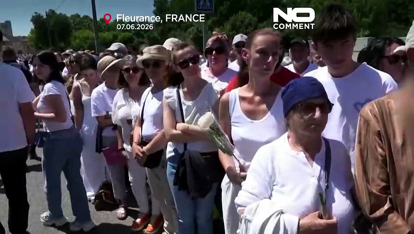 Hundreds march in memory of slain French schoolgirl Lyhanna