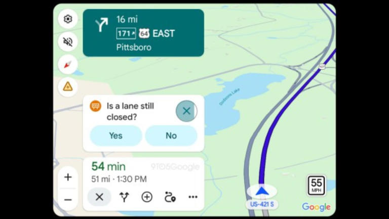 Google Maps cambia en Android Auto: modifica la interfaz de aviso de ...