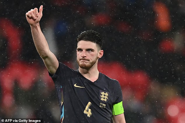 Declan Rice named England's World Cup vice-captain after stellar season ...