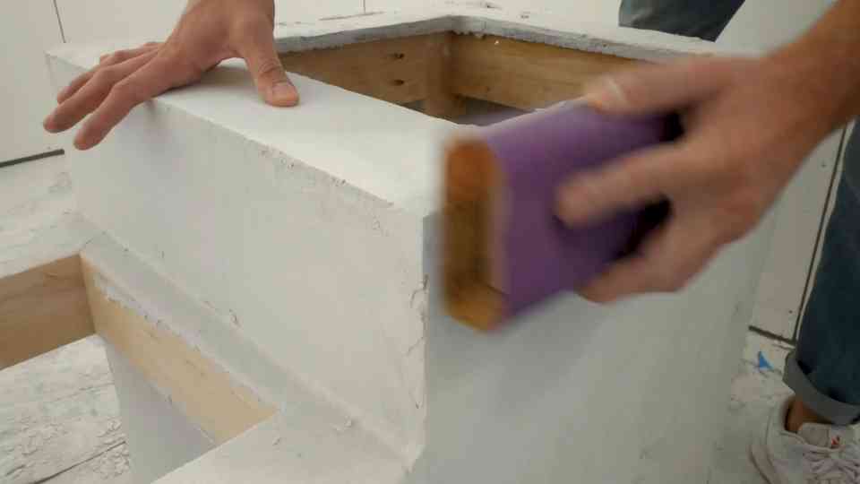 He built a faux concrete bench - the neighbors weren’t ready
