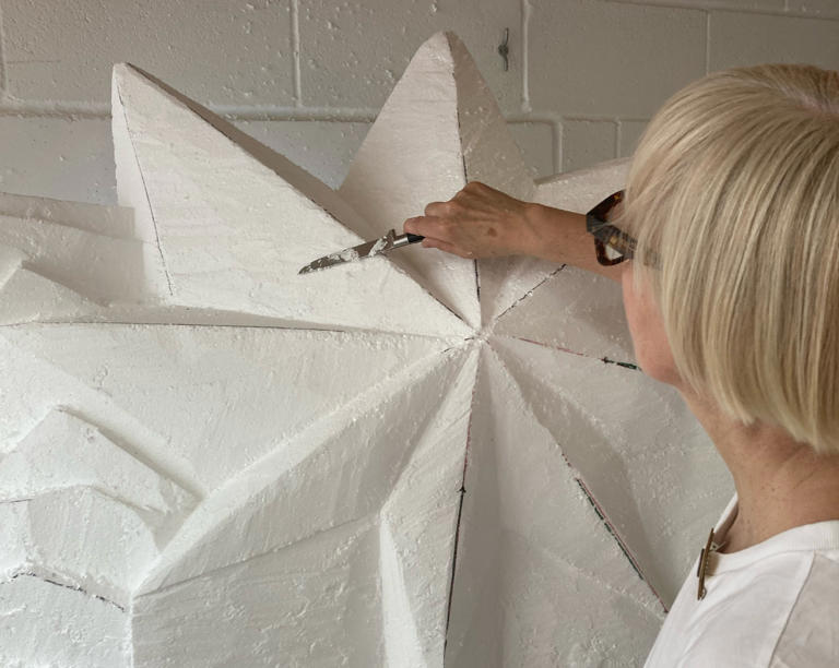 Public art sculpture for Sheffield estate taking shape
