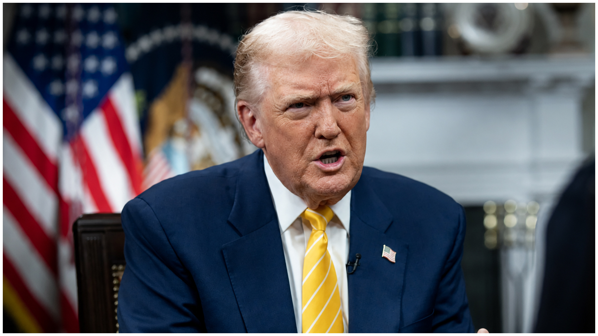 Donald Trump walks out of NBC interview after heated exchange on Iran ...