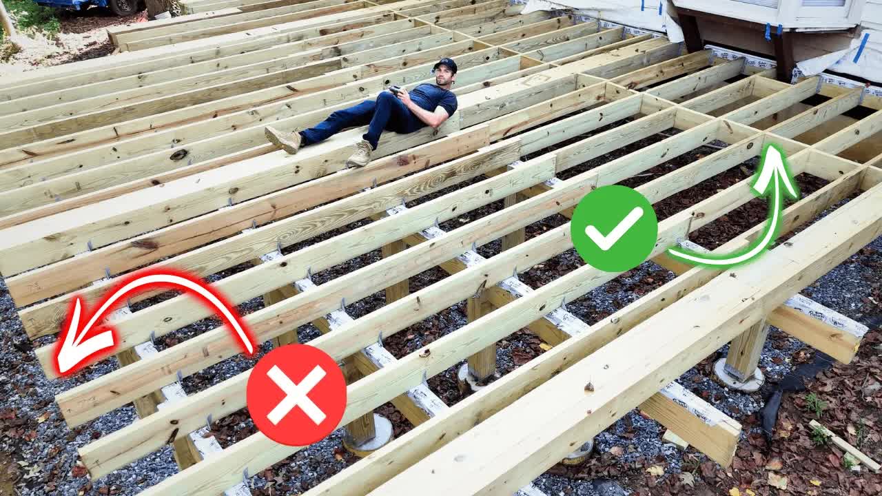 Framing a deck is easy - until the beam tries to kill you