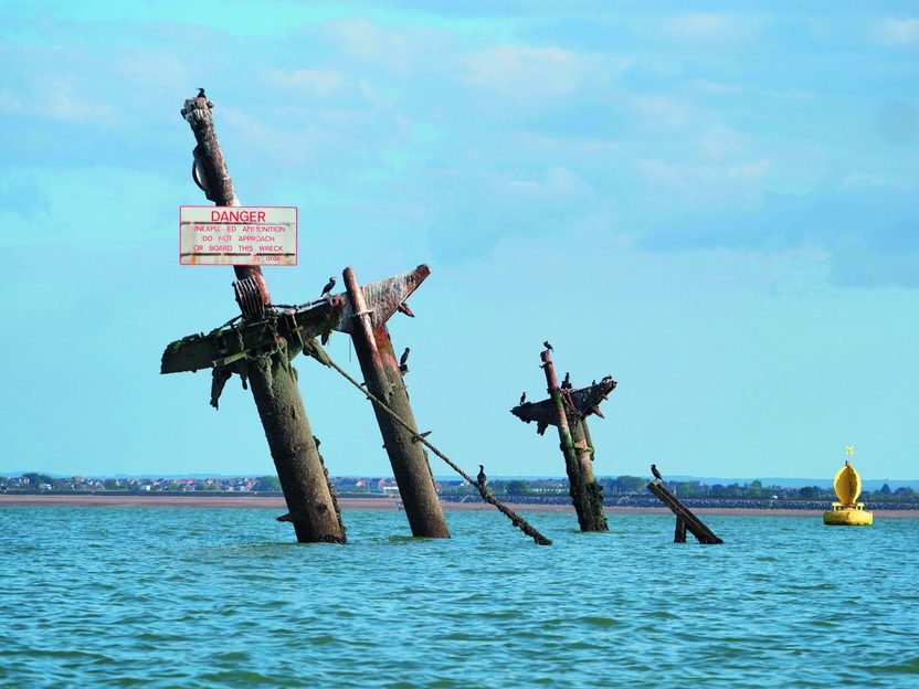 Shipwrecked for decades off the Kent coast, this war vessel still ...