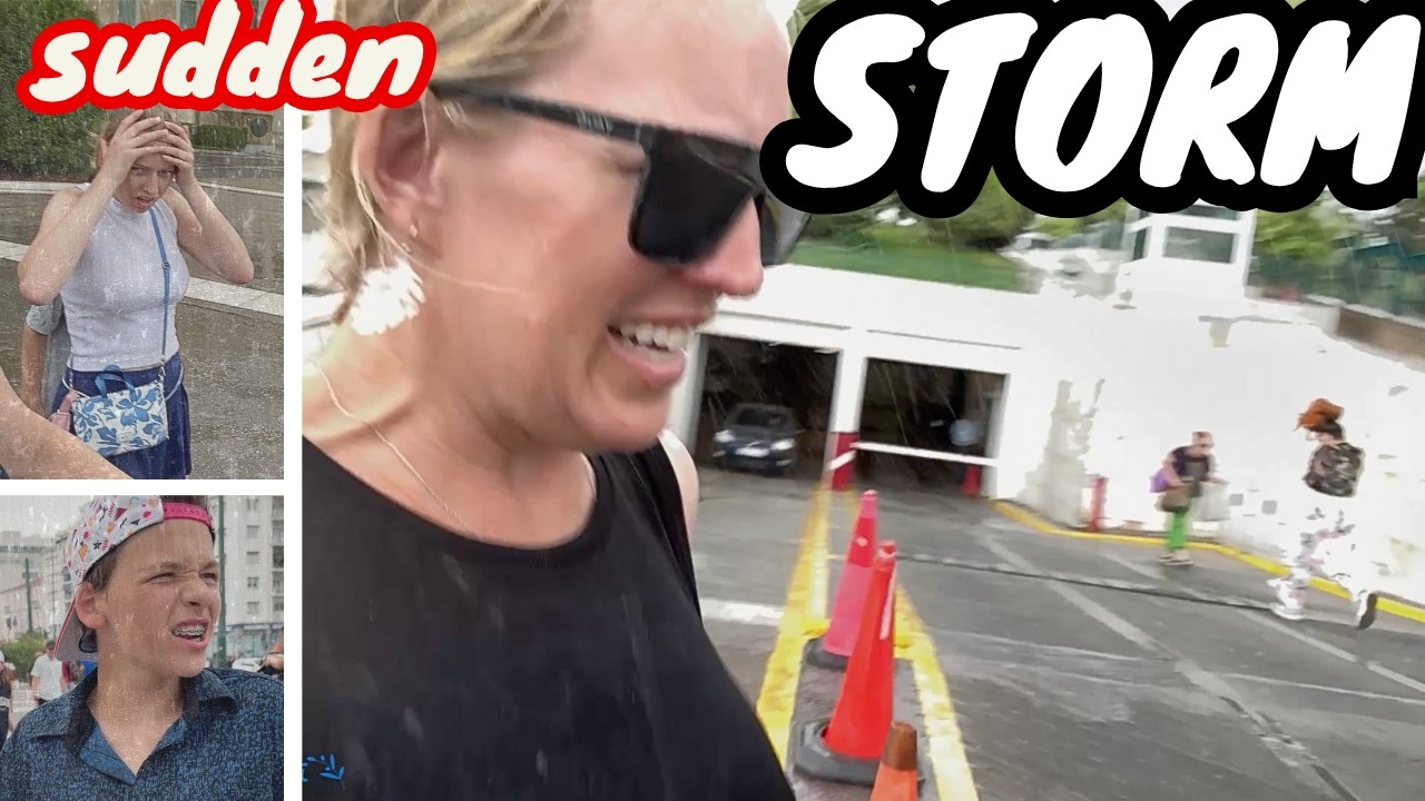 A sudden storm left this family stranded with nowhere to go