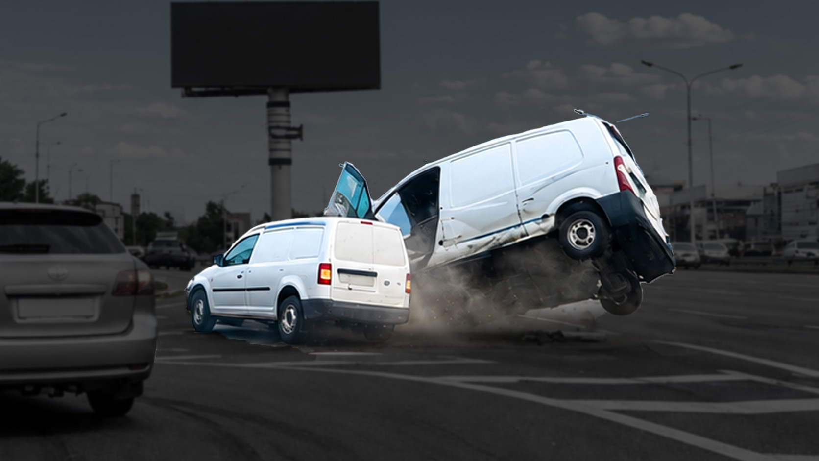 Crash caught on camera