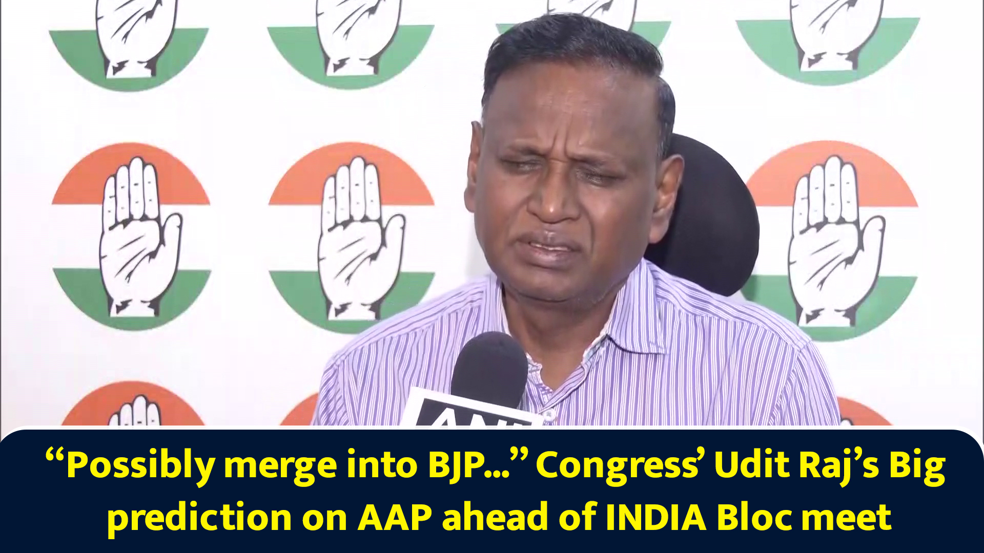 Possibly merge into BJP... Congress’ Udit Raj’s big prediction on AAP ...