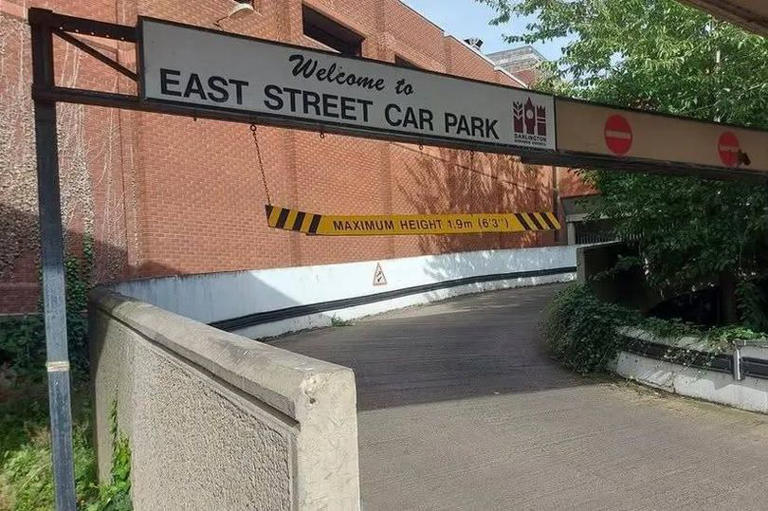 Town centre car park closes indefinitely after vandalism damages safety ...