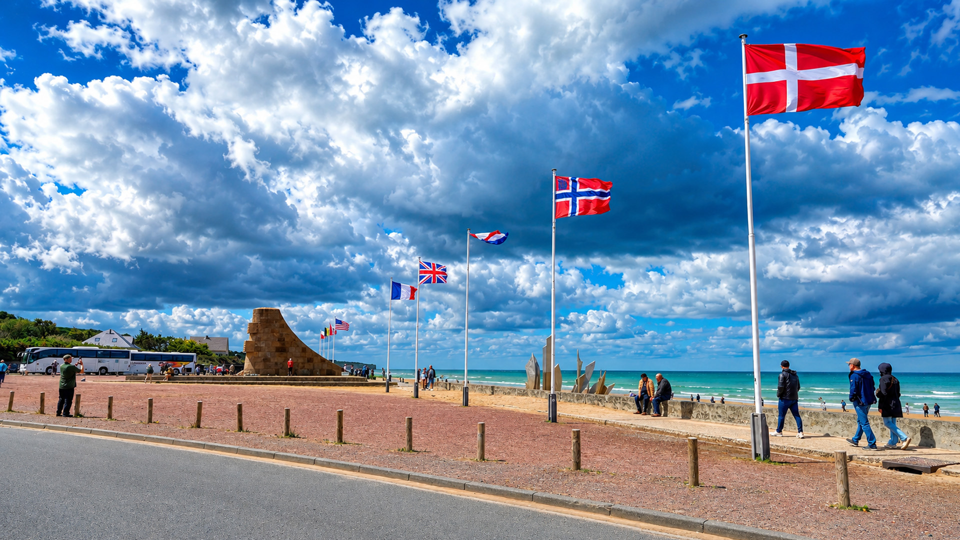Discover the history of Omaha Beach in Normandy (4K)