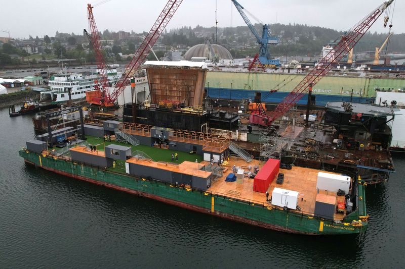 Seattle World Cup barge gives soccer's global language a waterfront home