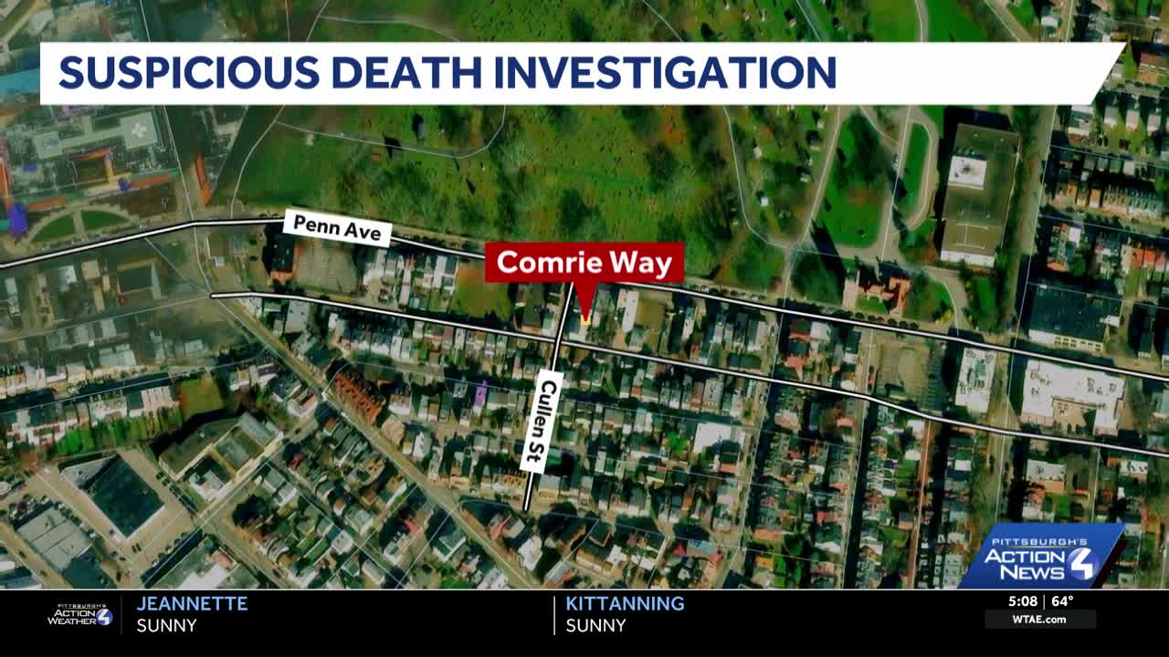 Suspicious death investigation in Pittsburgh's Bloomfield neighborhood