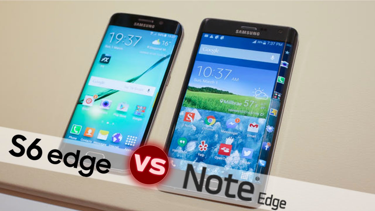 Galaxy Note Edge vs S6 Edge: enfrentamiento definitivo de ...