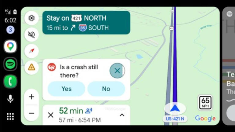 Google Maps cambia en Android Auto: modifica la interfaz de aviso de ...