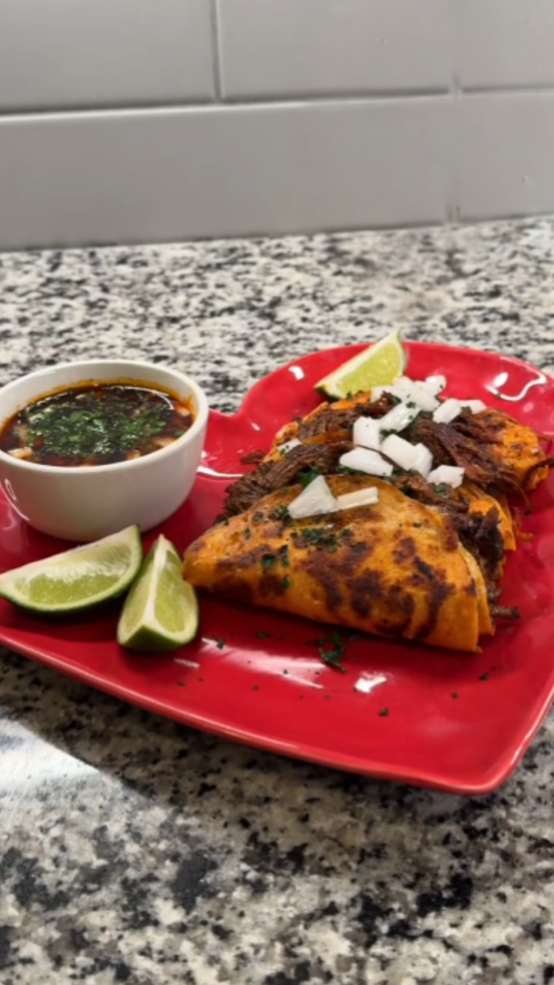 Easy homemade quesabirria tacos recipe