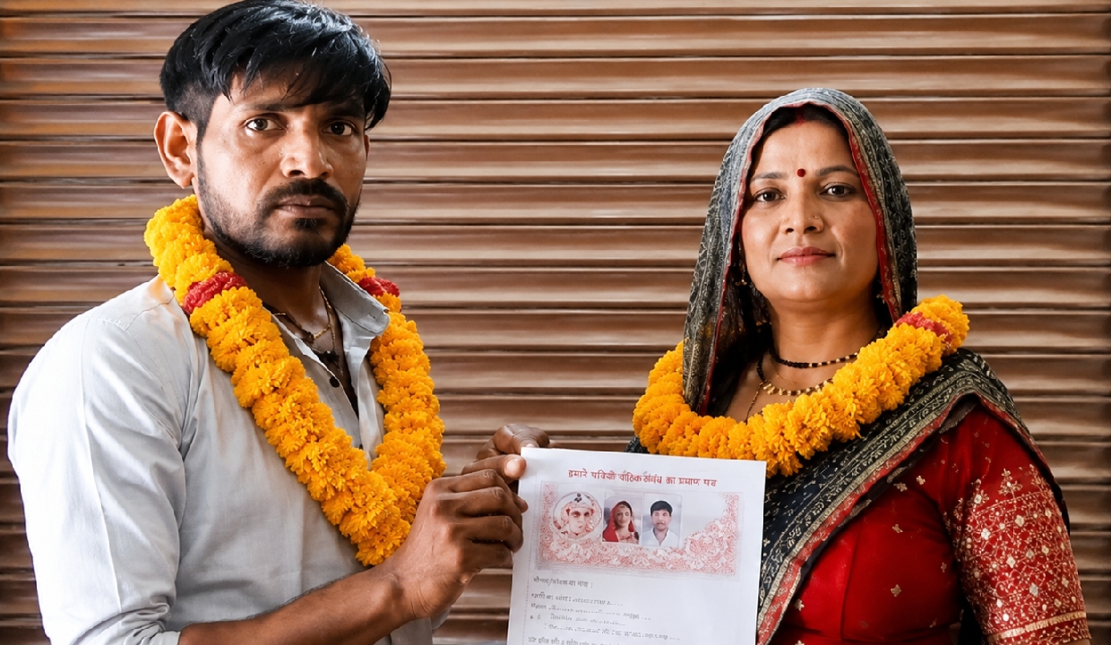 Kanpur man marries mother-in-law, viral court marriage video sparks ...