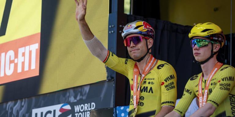 Wout van Aert blijft rustig na mindere dag in Tour Auvergne ...
