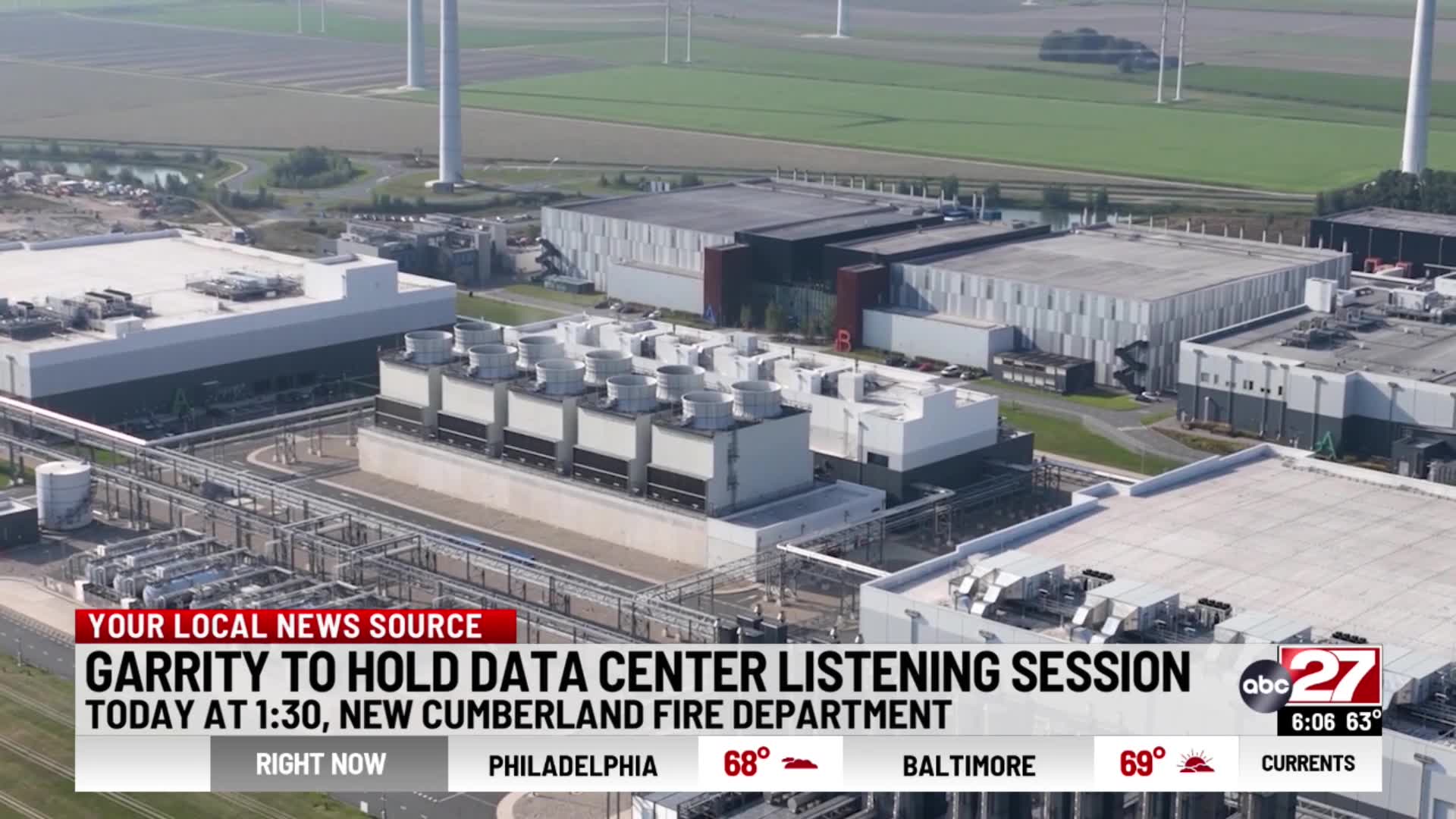 Garrity to hold data center listening session