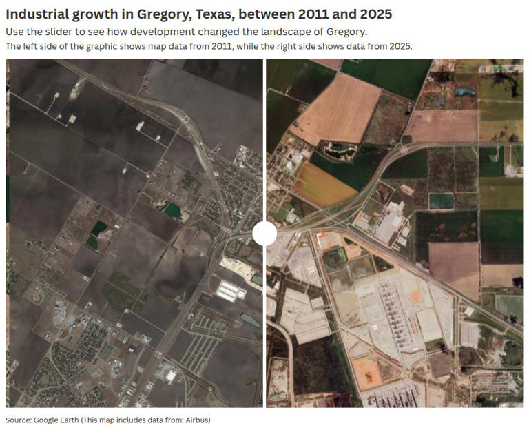 Maps show growth of Southside Corpus Christi, other areas since 2000