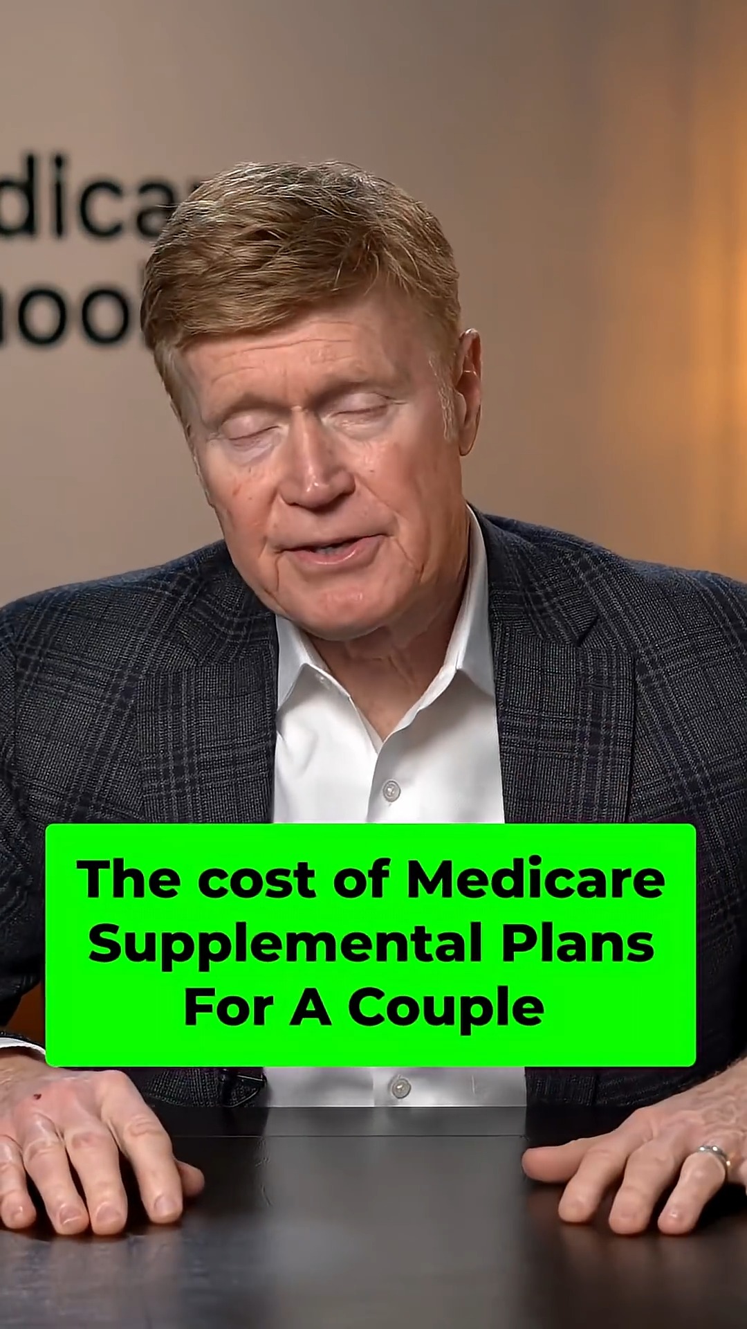 The cost of Medicare supplemental plans for a couple