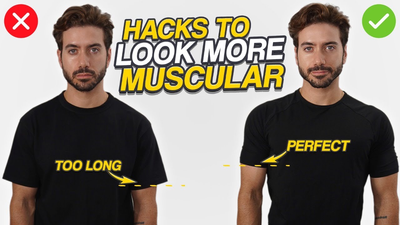 5 clothing tricks that make you look more muscular 💪