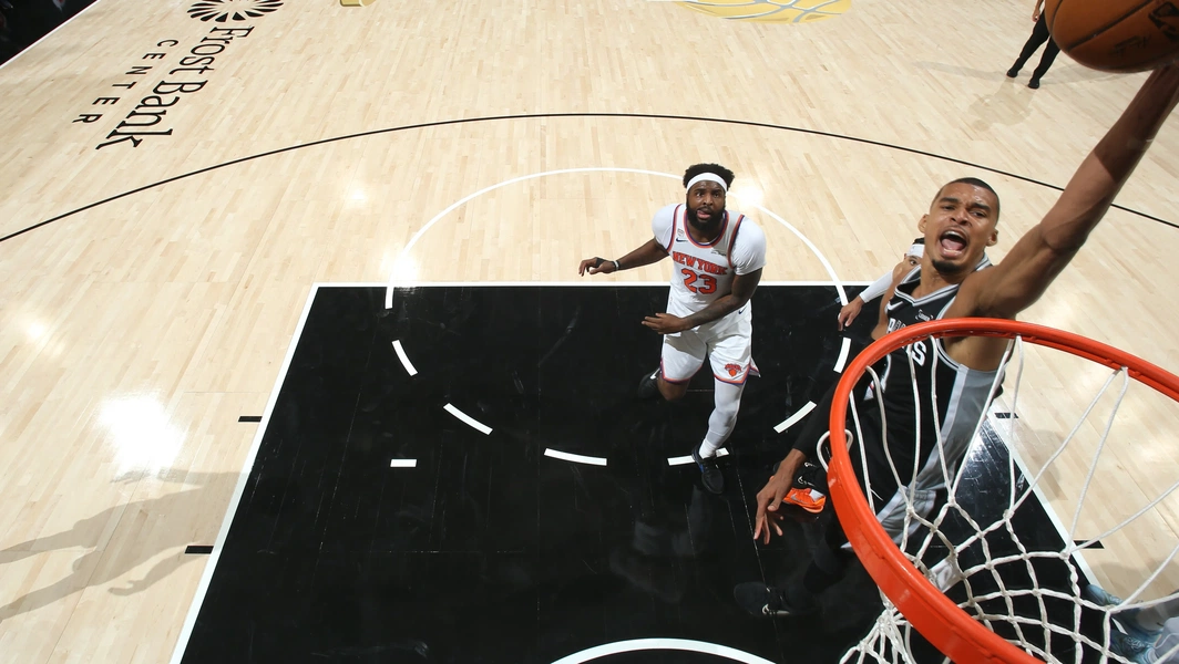 Wembanyama takes blame as Knicks’ plan stifles Spurs in Game 2