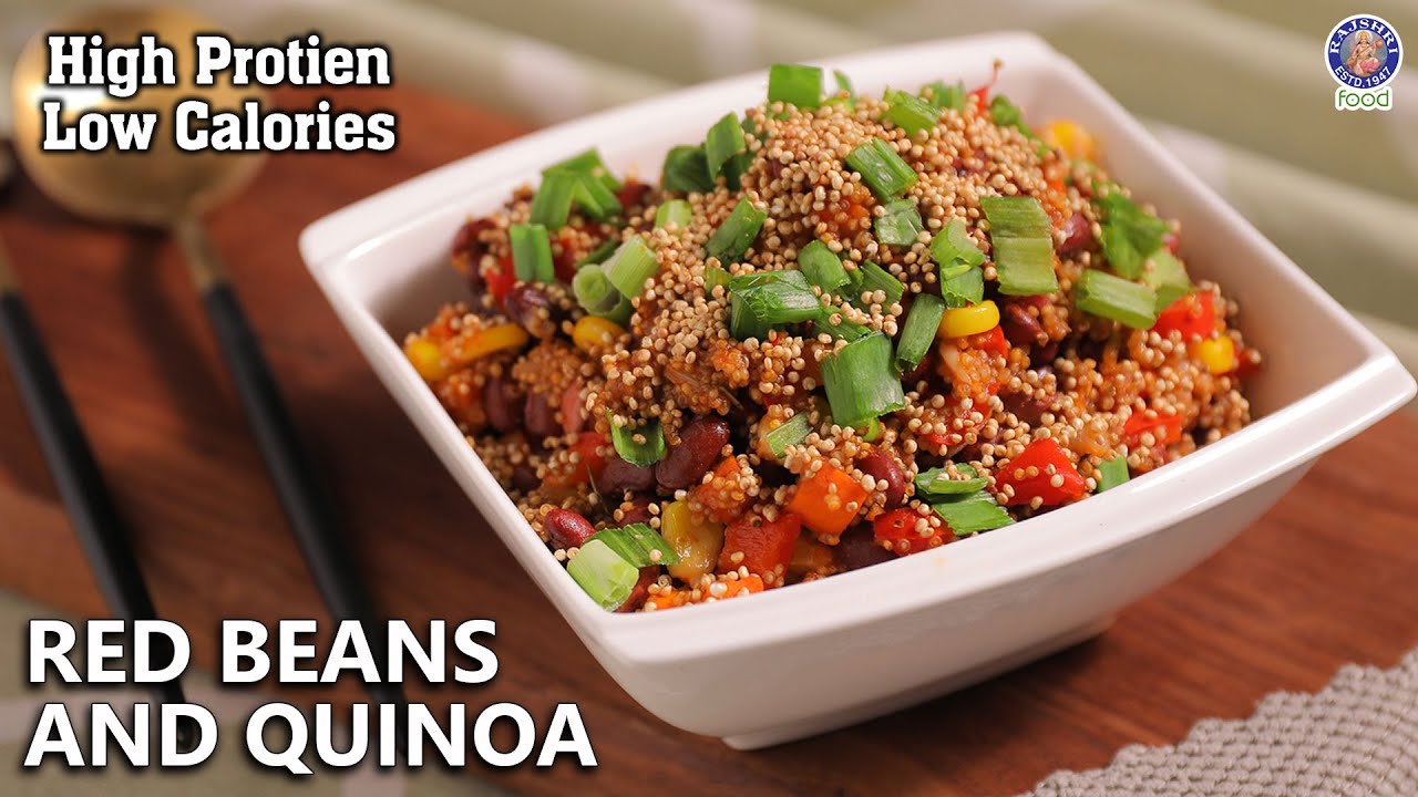 Low calorie red beans and quinoa