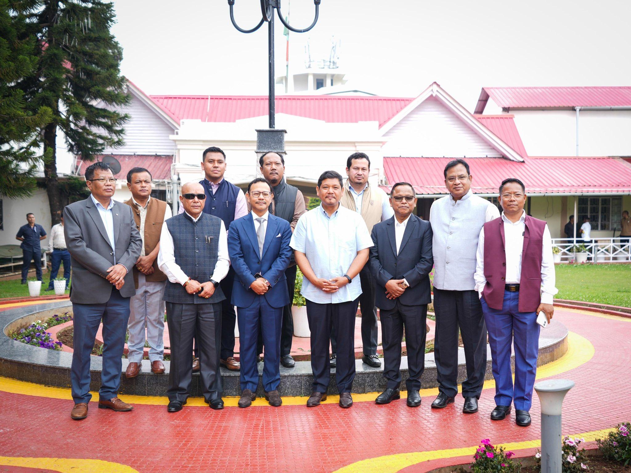 Meghalaya: NPP's James P K Sangma files Rajya Sabha nomination with ...