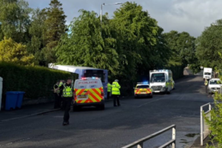 Glasgow bus 'crashes into garden' in Clydebank as emergency services ...