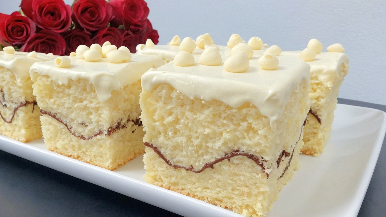 The easiest vanilla cake recipe you can make at home