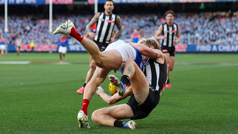 Mihocek taken to hospital with potentially serious neck injury after ...