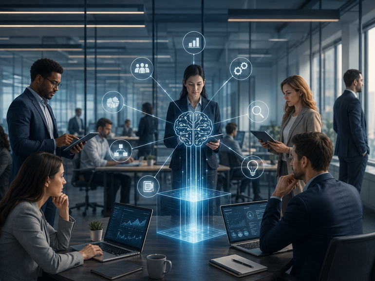 AI is quietly redistributing power inside offices