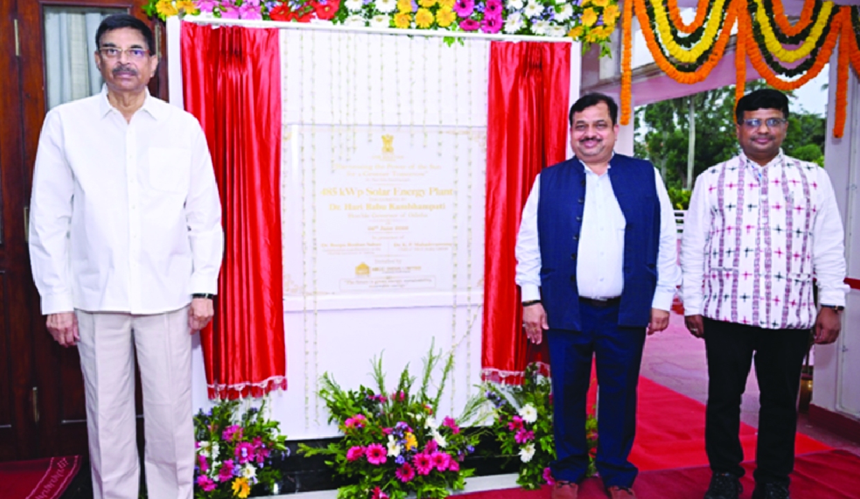 Odisha governor inaugurates NBCC solar plant