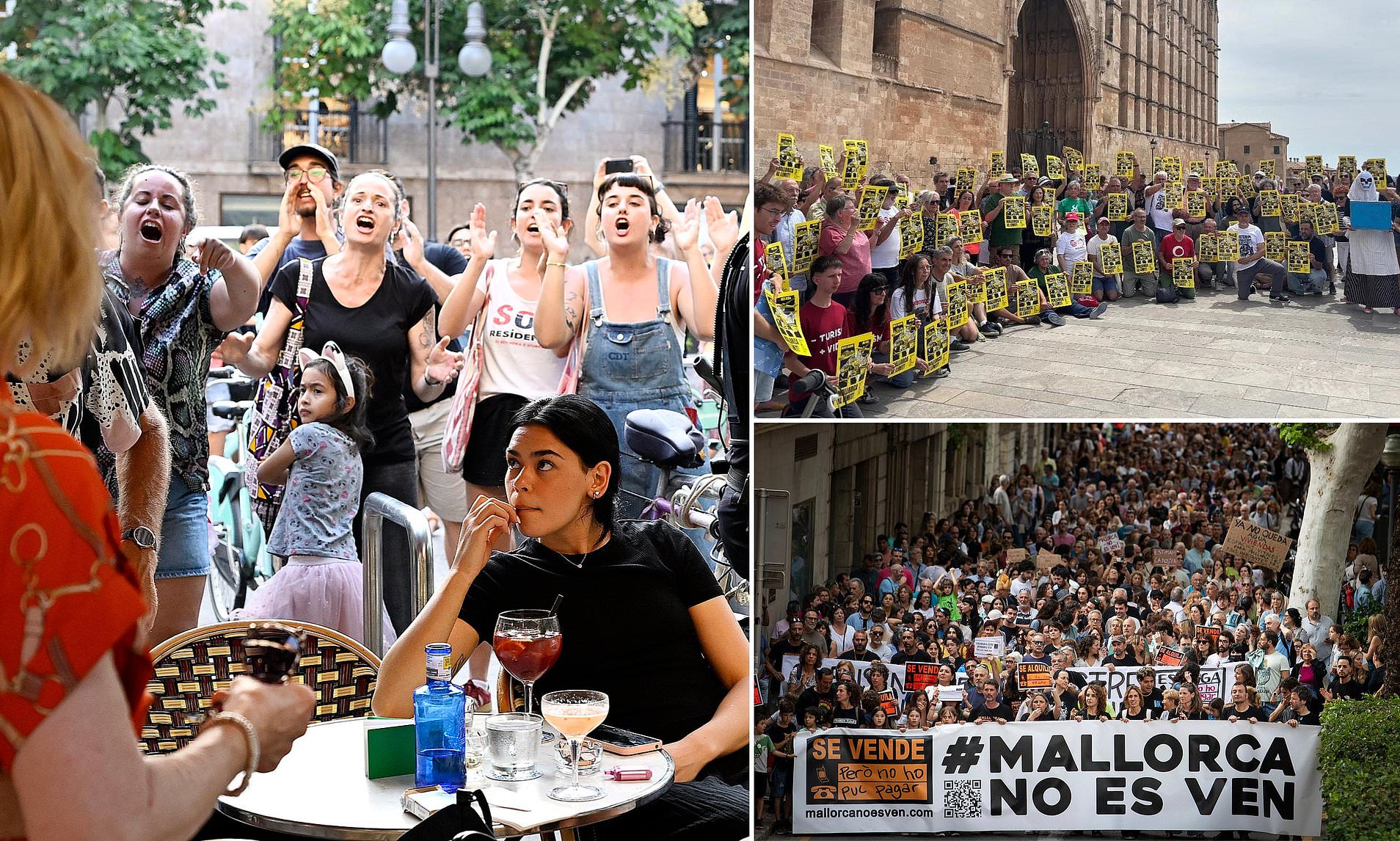 Anti-tourism protesters vow to collapse Majorca's capital with ...