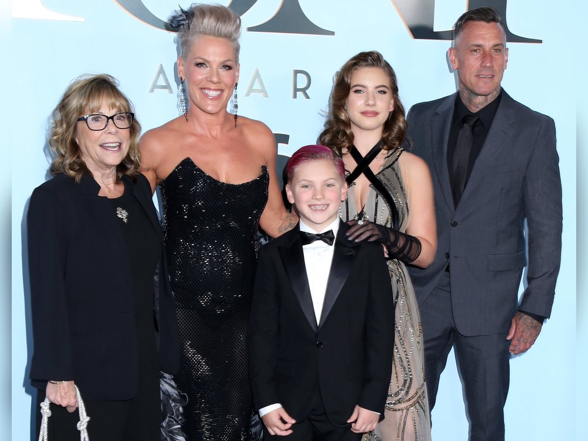 Pink brings her family to the Tony Awards