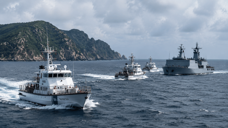 Taiwan drives away four Chinese vessels from restricted waters as ...