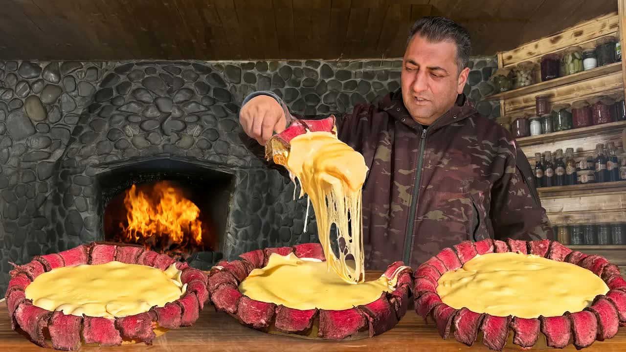 The most cheese-stuffed deep dish pizza ever made