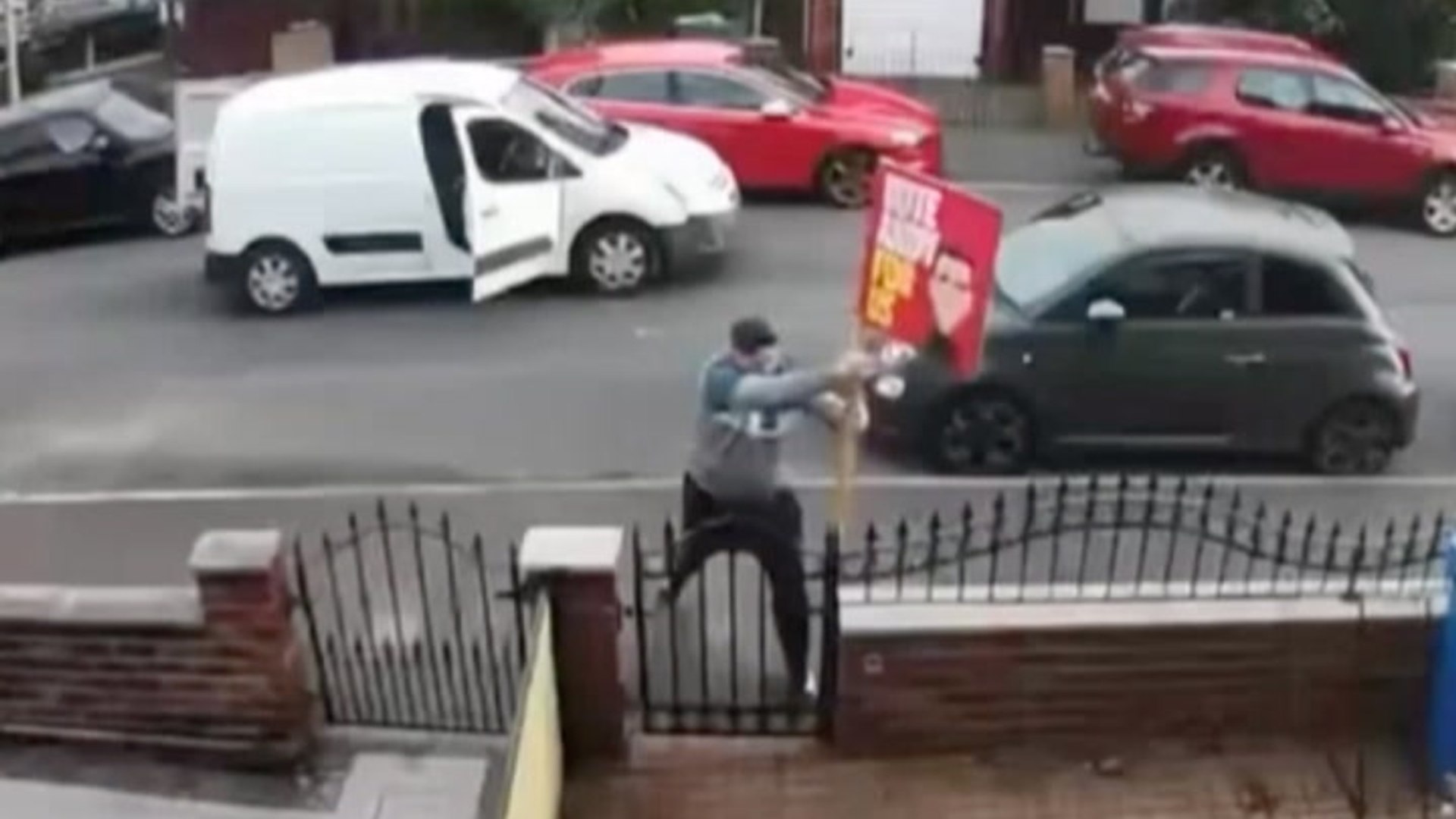 Andy Burnham shares footage of man tearing down campaign posters ahead ...