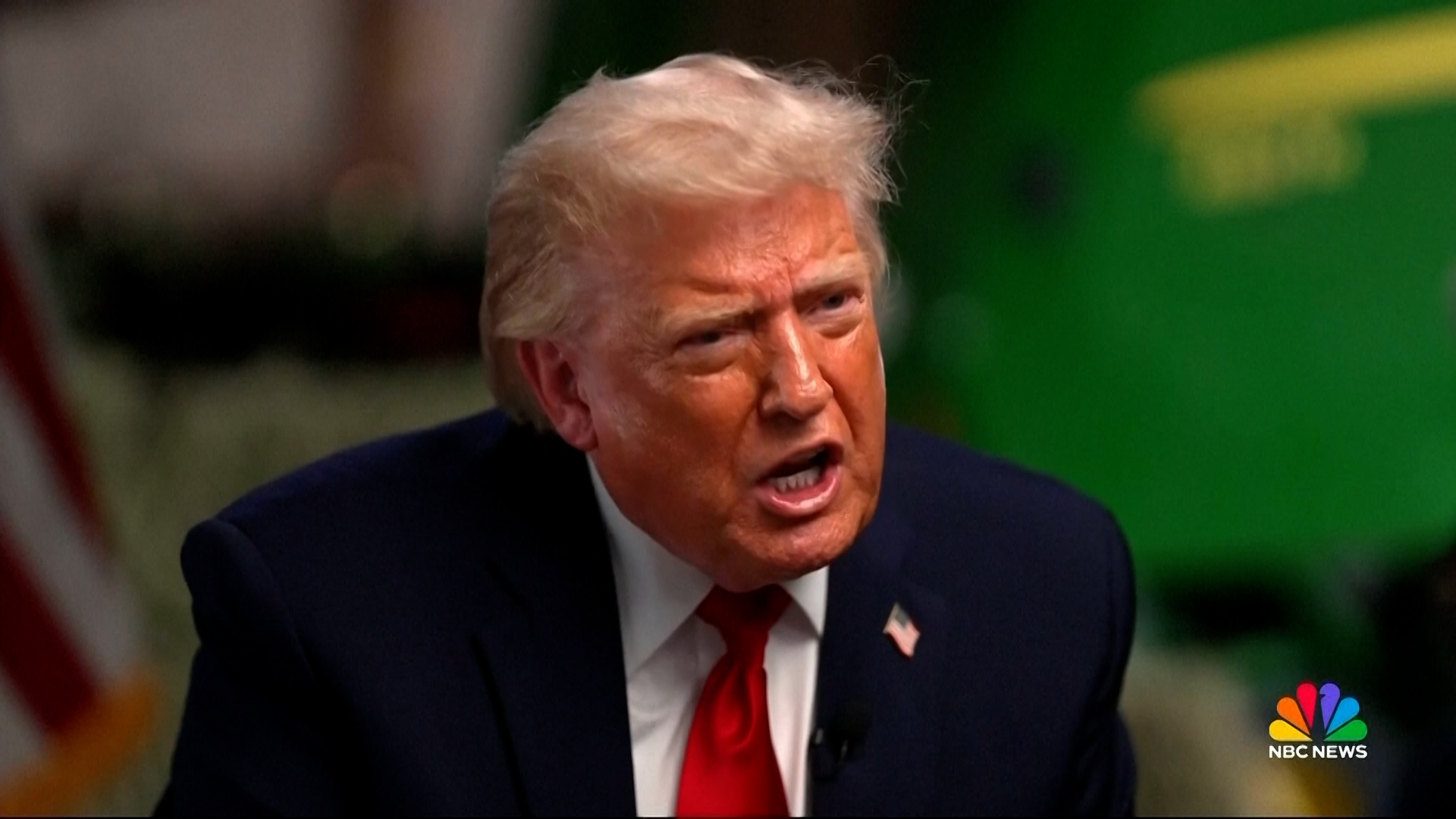 Trump gets visibly frustrated and abruptly ends NBC interview