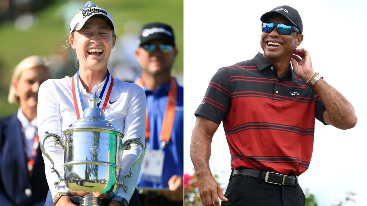 Tiger Woods texts Nelly Korda words of encouragement before US Women’s Open