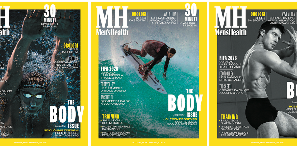 MH Men’s Health compie un anno e lo festeggia The Body Issue