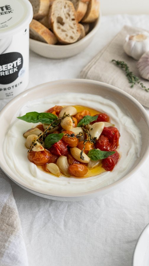 This tomato garlic confit is the ultimate summer appetizer