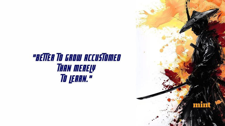 Japanese proverb of the day: 'Better to grow accustomed than merely to ...