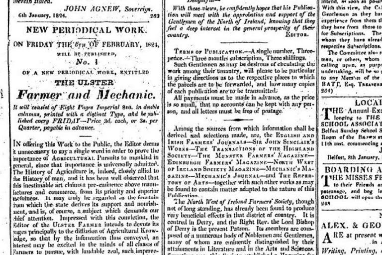 News Letter introduces the forerunner to Farming Life to it’s readers ...