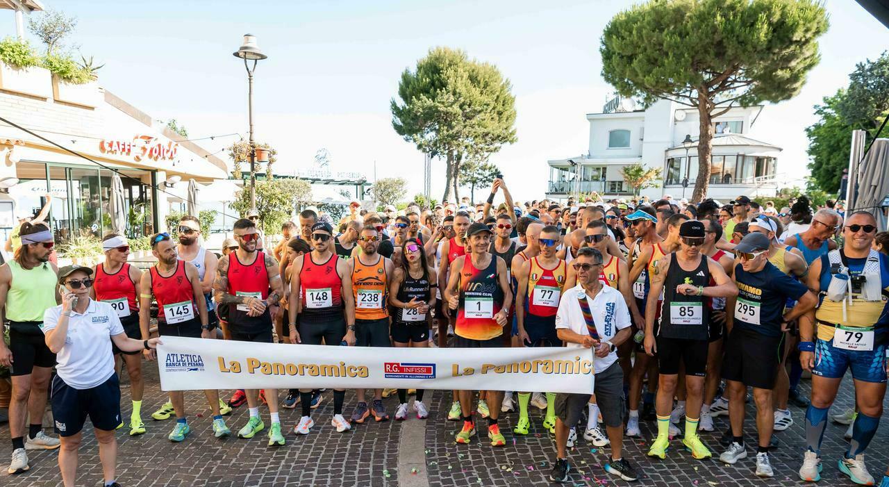 Una Panoramica da record, si presentano in 500 per la gara podistica ...